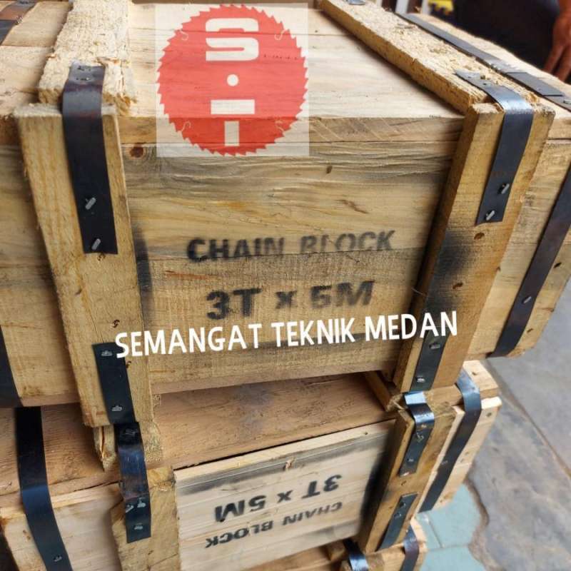 Jual CHAIN BLOCK TAKEL KEREKAN KATROL HOIST 3TON 3 TON 5 METER 5M ...