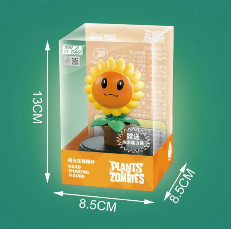 Promo Mainan Bobble Head Plants Vs Zombies Pvz Hiasan Mobil - Pea ...