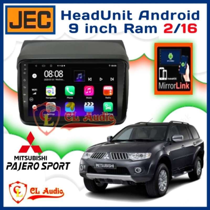 Jual Head Unit Android JEC 9 Inch Voice Command Pajero Sport 2010-2014 ...