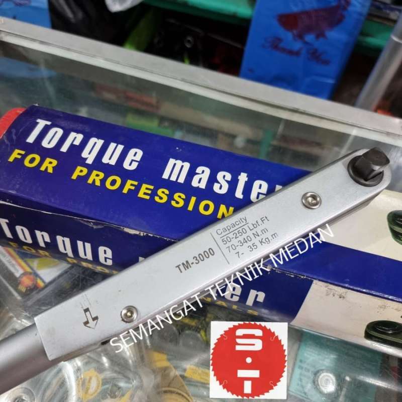 Jual Tm3000 Kunci Torsi Momen Moment Torque Wrench 35kg Master Tm 3000 ...
