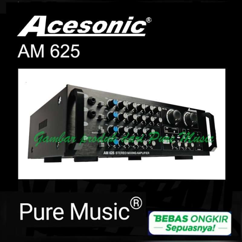 Promo Acesonic AM-625 / AM625 Professional Karaoke Mixing Amplifier ...