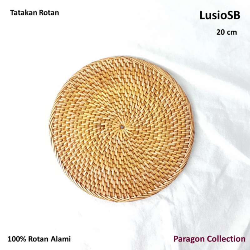 Jual Lusiosb Tatakan Piring Rotan Premium / Tatakan Rotan / Alas Rotan ...