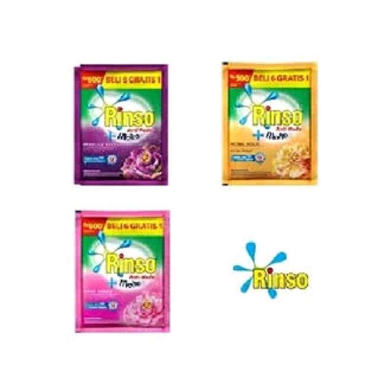 Jual Rinso Cair 500 Beli 6 Sachet Gratis 1 Sachet Di Seller Barokah ...