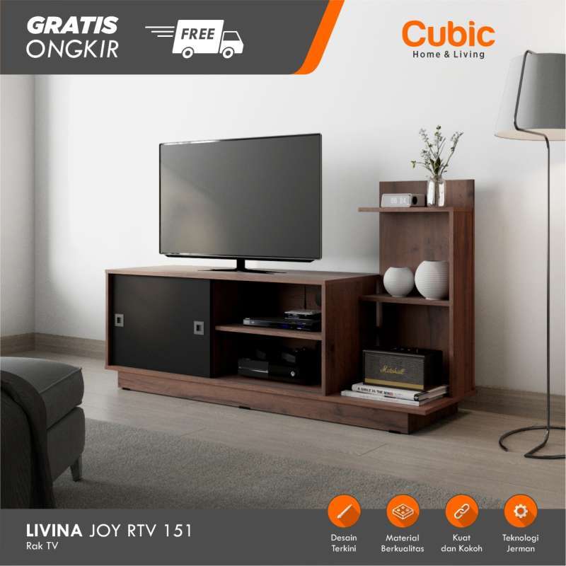 Jual Cubic Rak TV minimalis / Meja TV Minimalis / LIVINA JOY RTV 151 di ...