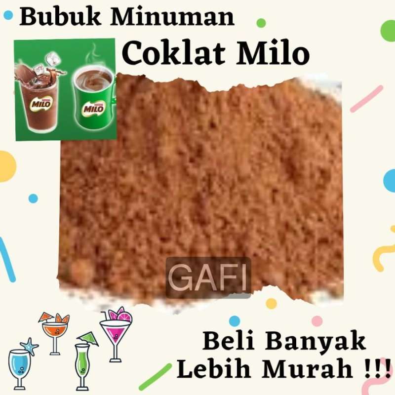 Jual Bubuk Minuman Rasa Coklat Milo 1Kg Minuman Powder Kekinian Boba ...