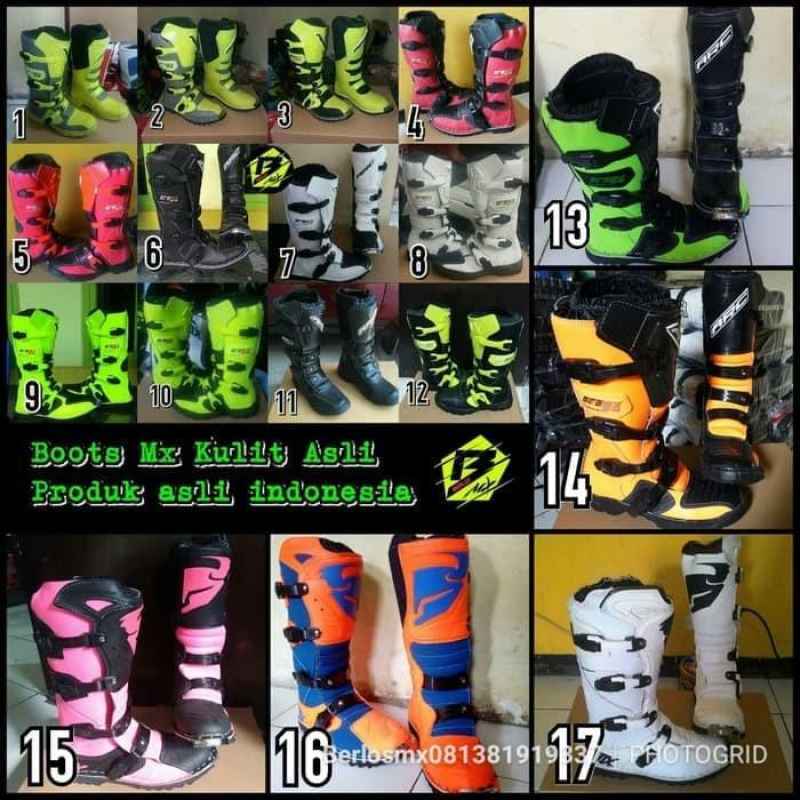 Jual Sepatu cross asli kulit Arcmx sepatu safety - 42 di Seller ...