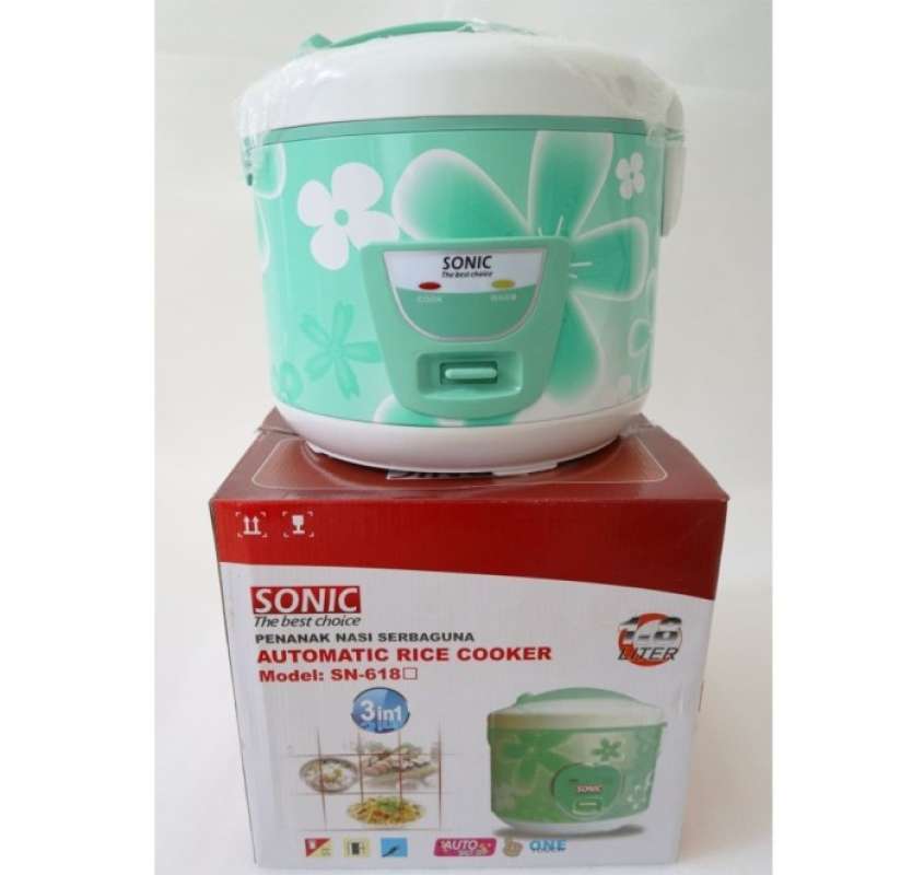 Promo Penanak Nasi Serbaguna 1,8 liter Sonic SN-618 - Automatic Rice ...
