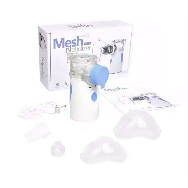 Promo Portable Mesh Nebulizer Alat Uap Bantu Pernafasan Asma Inhalasi ...
