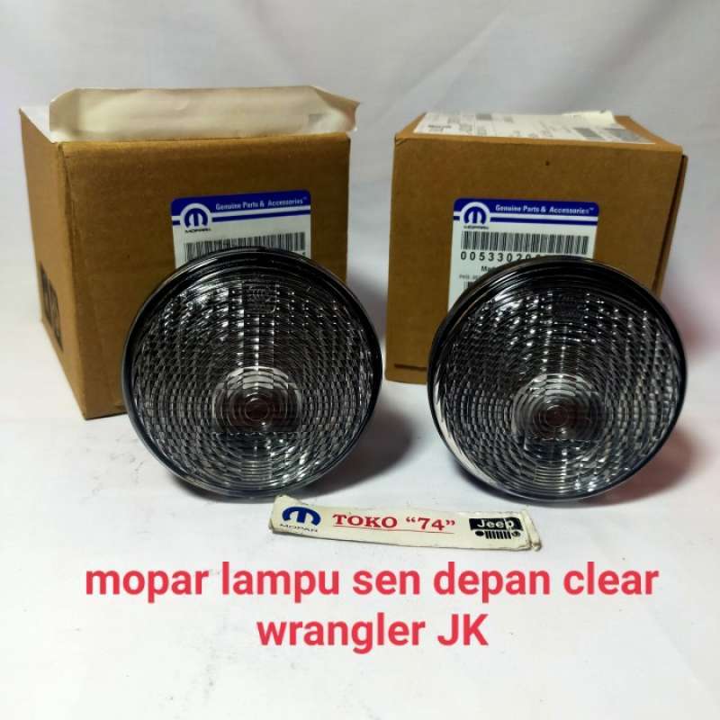 Promo Mopar Lampu Sen Depan Putih Clear Set Jeep Wrangler JK Rubicon ...