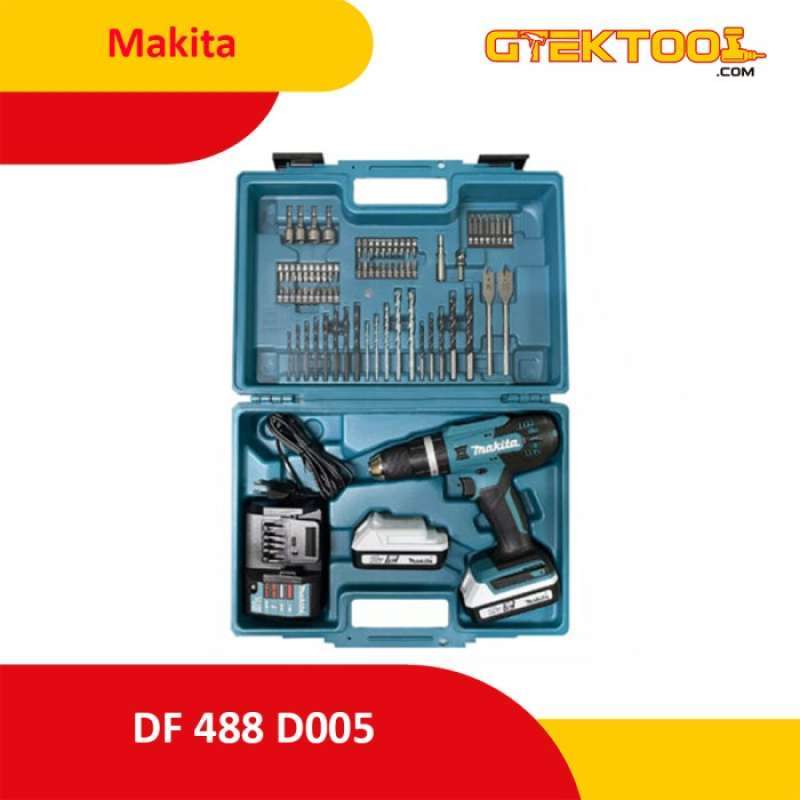 Promo Makita Df488d005 / Df 488 D005 Mesin Bor Cordless 18v Driver ...