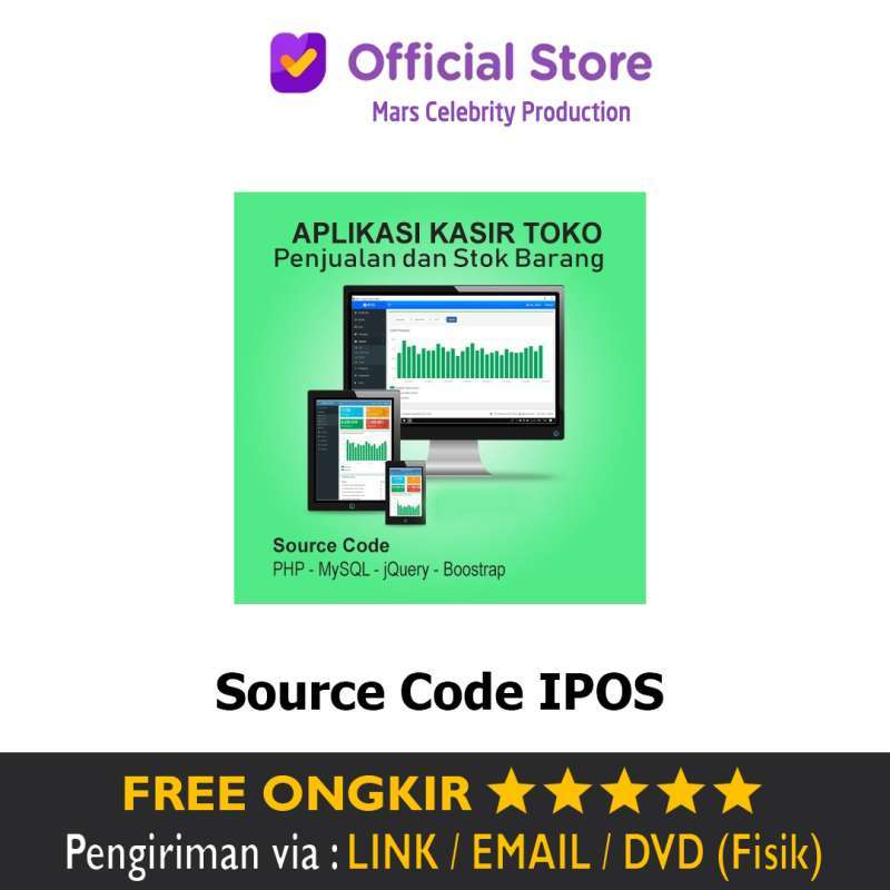 Jual Source Code Aplikasi Toko POS IPOS Lengkap Full PHP Siap Pakai Retail Grosir Minimarket ...