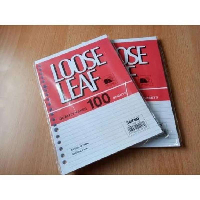 Jual Kertas Loose Leaf / Isi Map File Binder A5 Garis Joyko Di Seller ...