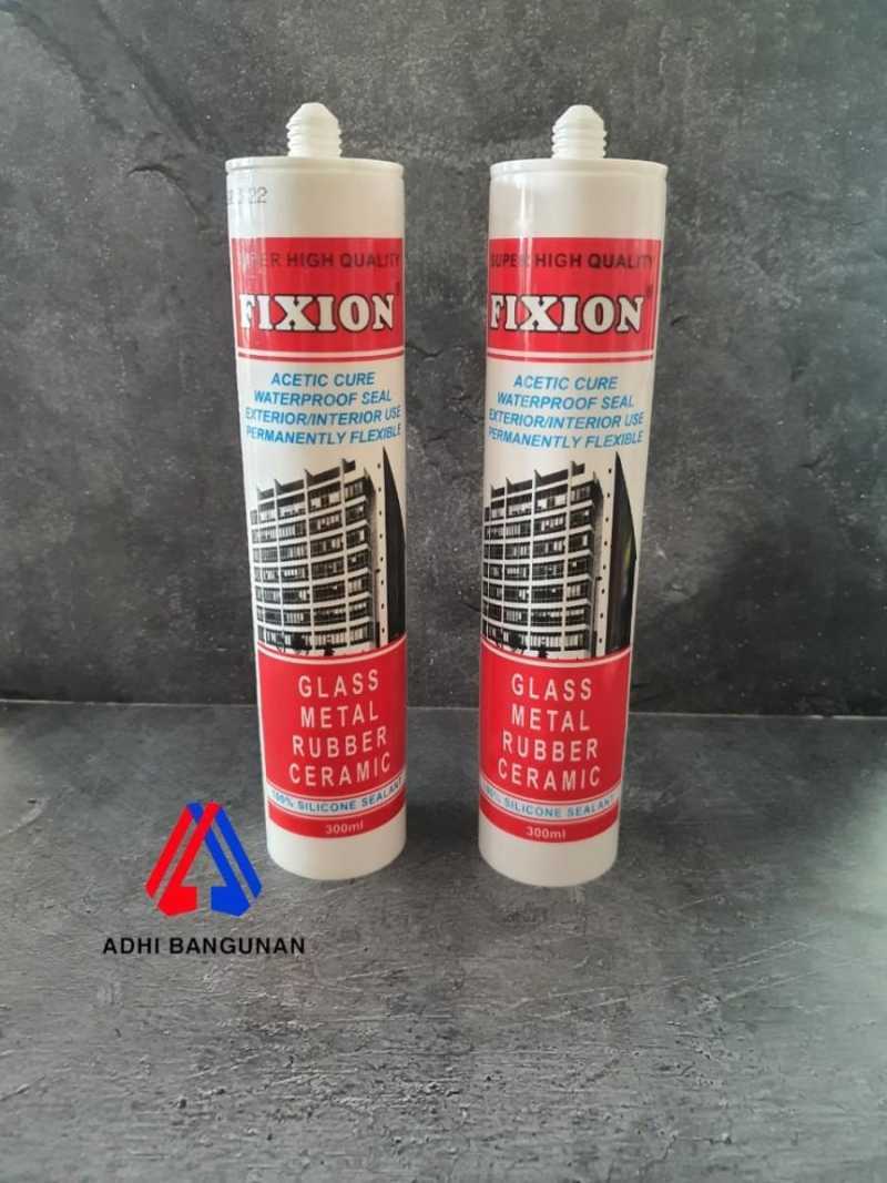 Jual lem aquarium / lem kaca / sealant botol 300 ml (hitam, putih ...