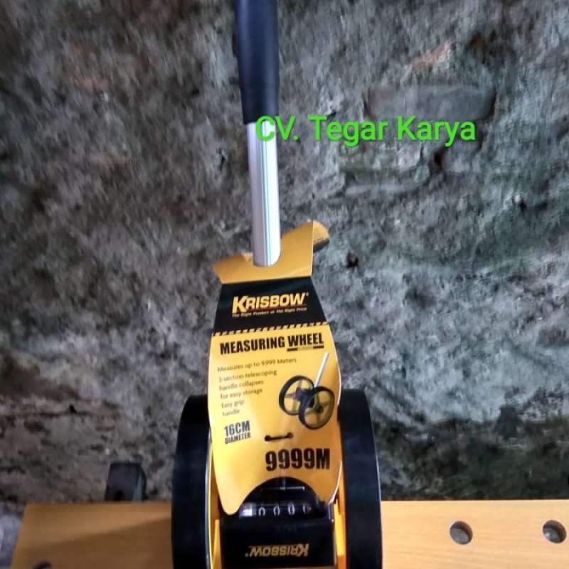 Jual Krisbow Meteran Dorong 2 Roda measuring wheels / diameter 16cm ...