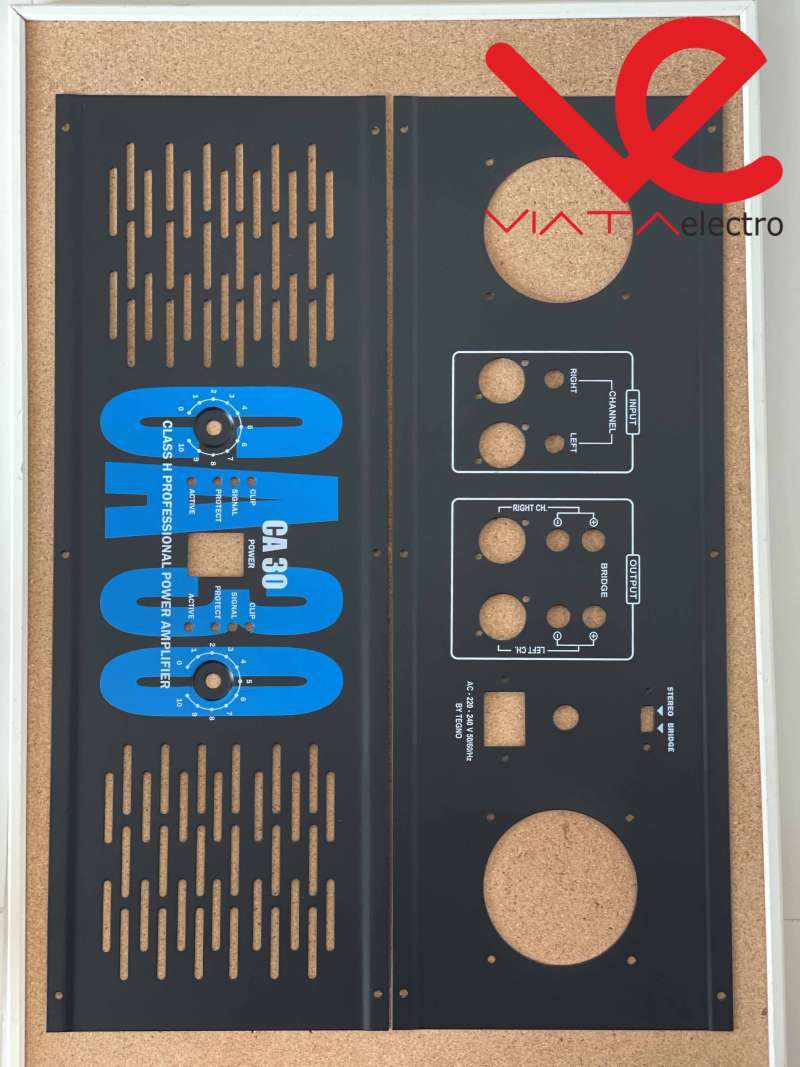 Jual Box Panel Ca Premium Set Plat Cover Ca Box Panel Depan Belakang Power Amplifier Di