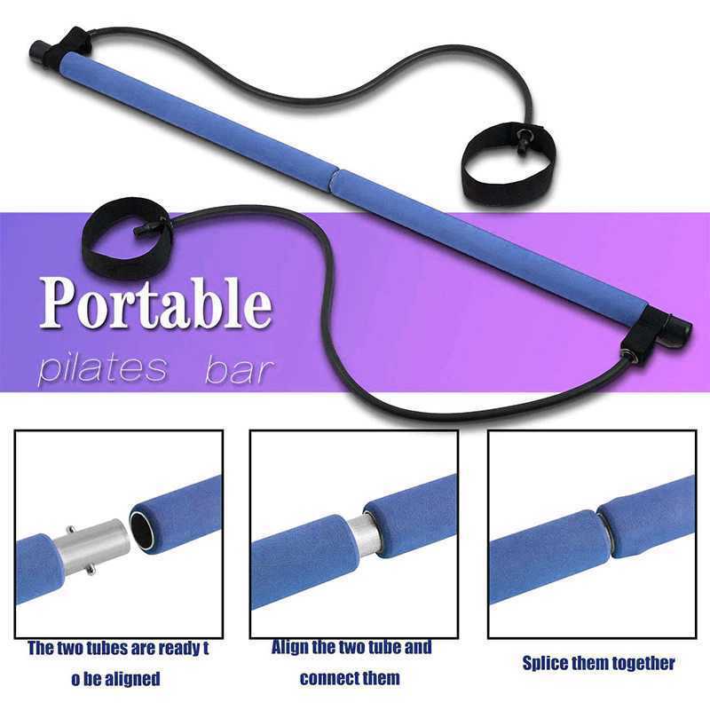 Jual Glo - Itstyle Tali Stretching Yoga Pilates Bar Stick Resistance ...