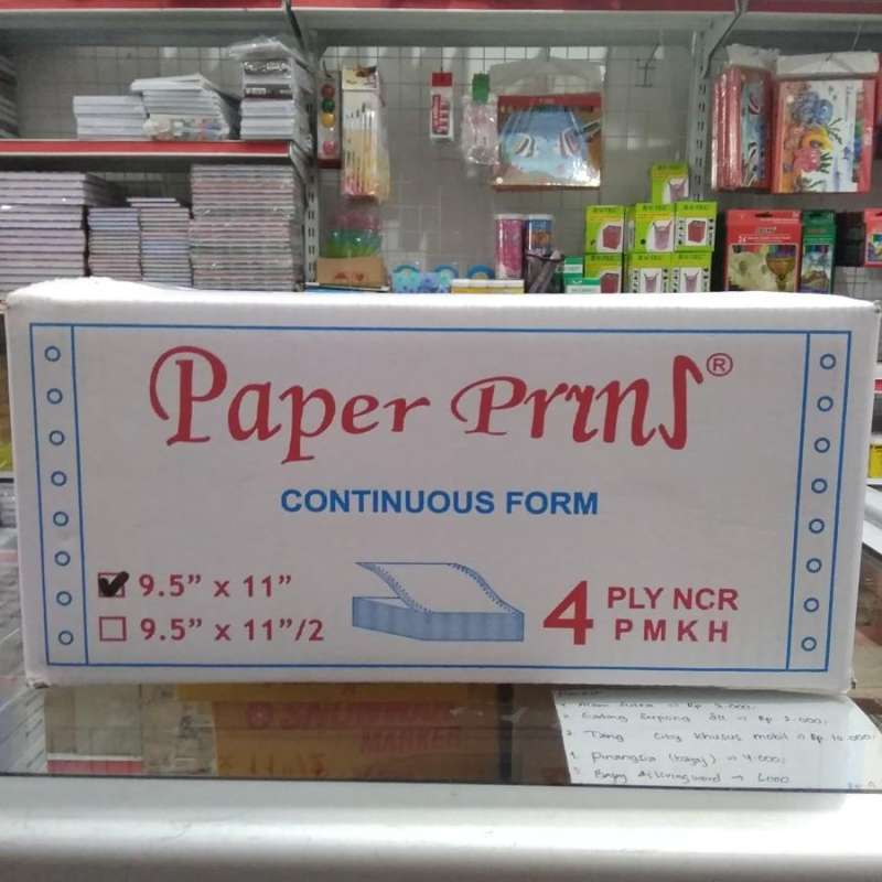 Jual Continuous Form Paperprins 9,5 x 11 4ply Full di Seller ATK Golden ...