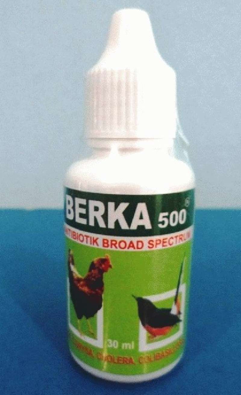 Jual BERKA 500 - Antibiotik utk berak darah,hijau,kapur pd unggas ...
