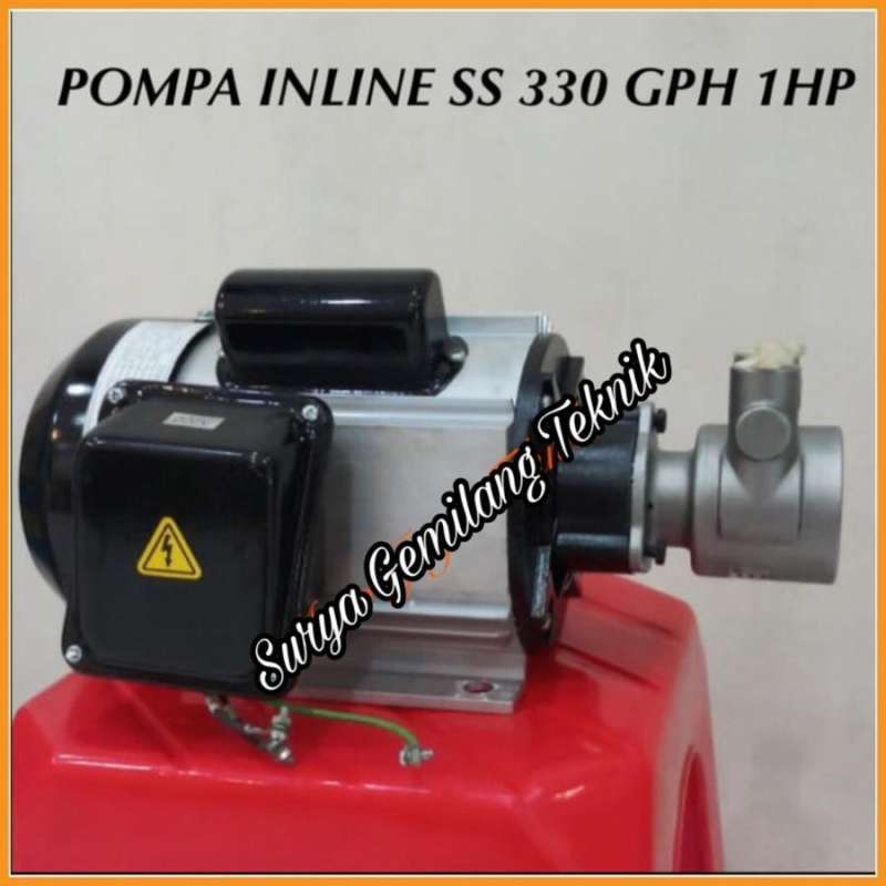 Jual Pompa Booster Ro 2000gpd Inline Ss 330gph Motor 1 Hp Di Seller Surya Gemilang Teknik ...