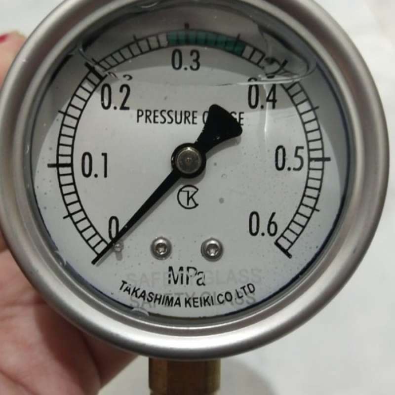 Jual Pressure Gauge D 2,5 0-0.6 MPa , drat 1/4 NPT Kuningan Raket - Multicolor di Seller Odettee ...