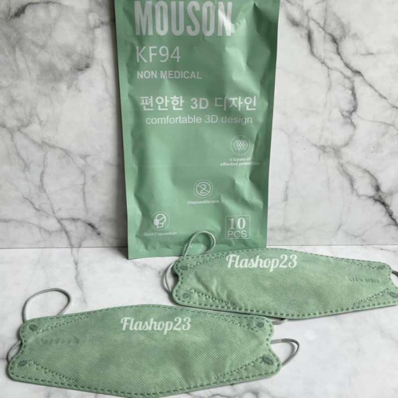 Promo Masker KF94 Mouson 4PLY Mask KF 94 / Masker Korea 4PLY KN95 N95 Diskon 23% di Seller ...