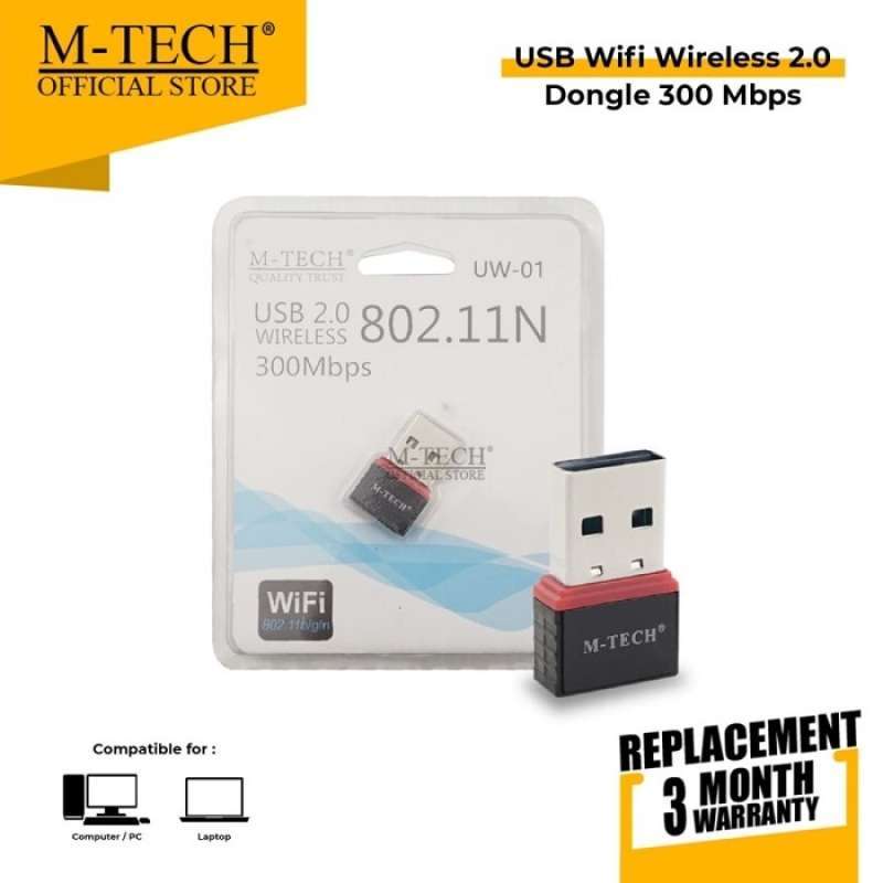 Jual M-Tech Usb Wifi/Wireless 2.0 300Mbps Original di Seller Super ...