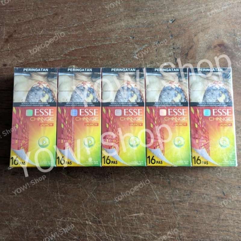 Jual Rokok Esse Change Juicy isi 16 batang - 5 Pack di Seller YOW! Shop ...