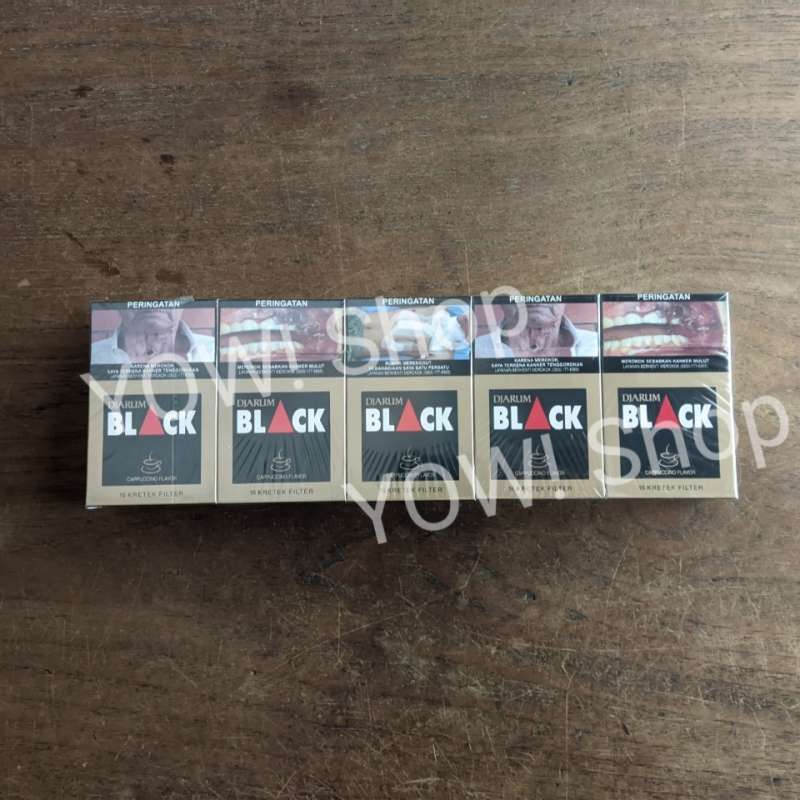 Jual Rokok Djarum Black Cappucino isi 16 batang - 10 Pack=1 Slop di ...
