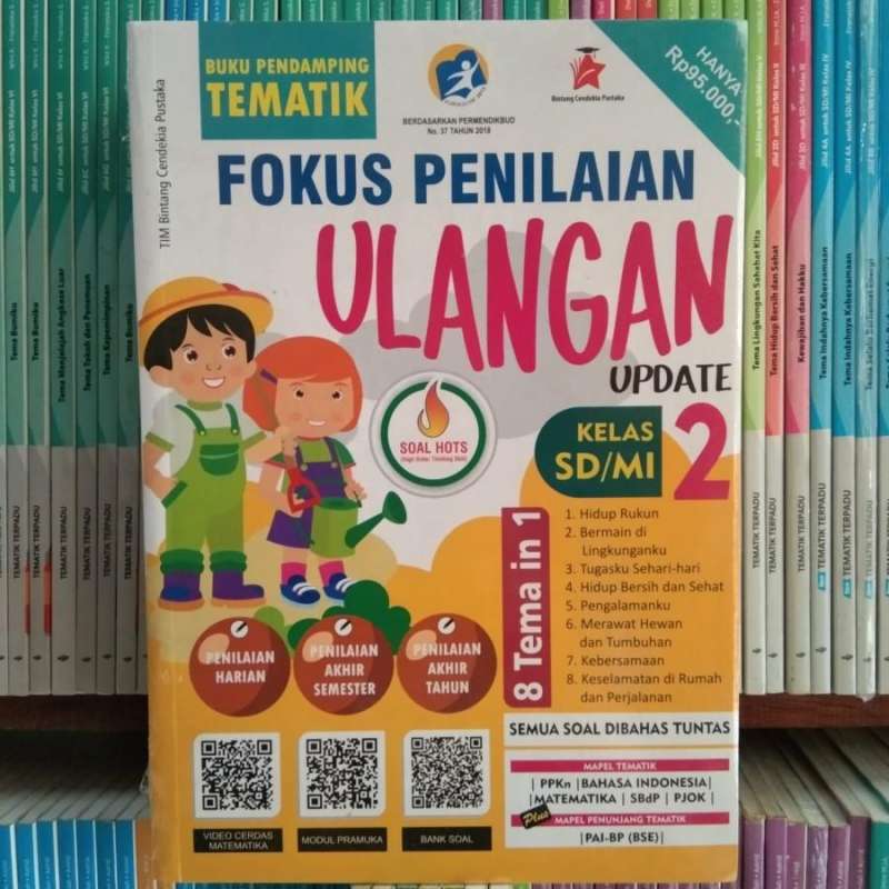 Jual FOKUS PENILAIAN ULANGAN update SD kelas 2. Buku Pendamping Tematik ...