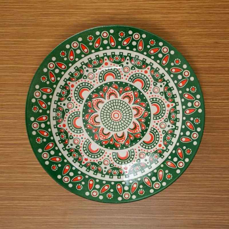 Jual piring/piring porselen motif/piring unik/piring makan diameter ...