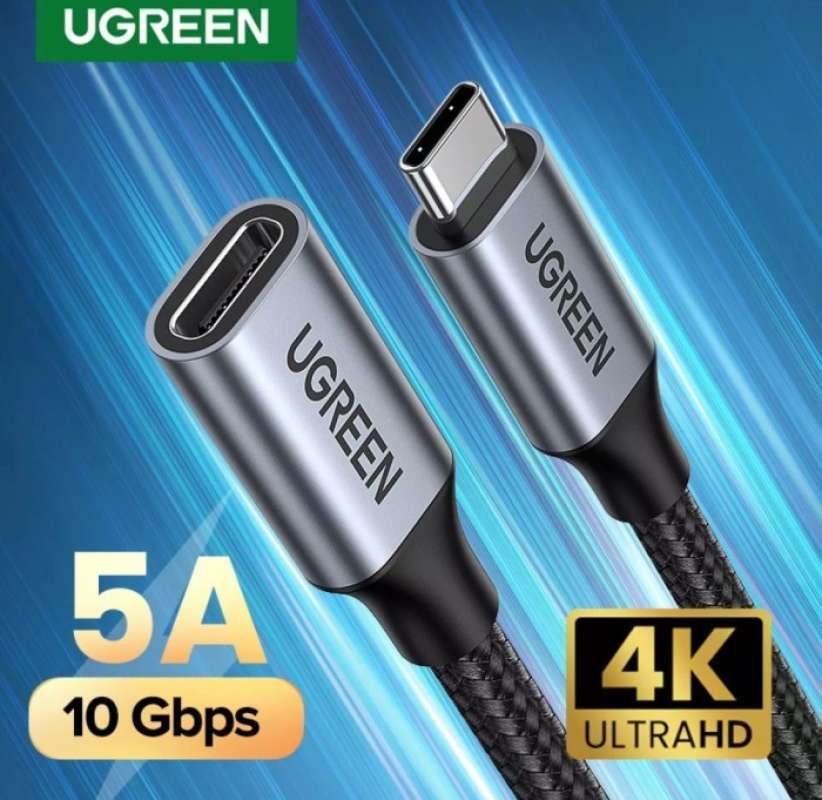 Jual UGREEN USB C Extension Type C 3.1 Gen 2 Male to Female 1Meter ...