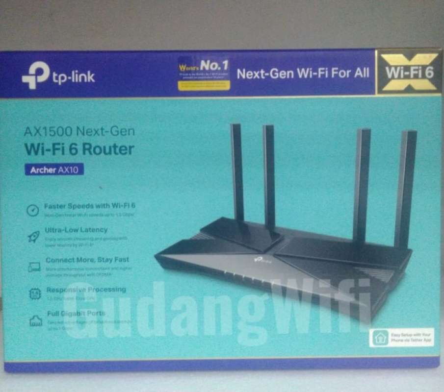 Jual Tp-link Archer Ax10 Ax1500 Wi-fi 6 Router Gigabit Ports Di Seller ...