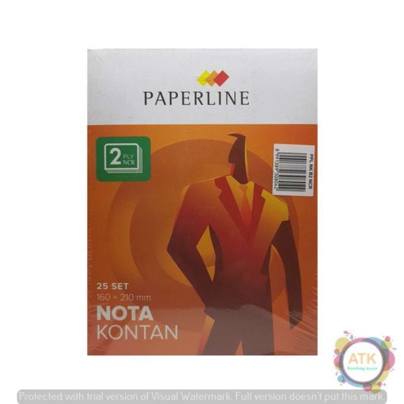 Jual Buku Nota Kontan Besar Paperline Ukuran B2 2Ply 2 Rangkap 25 di ...