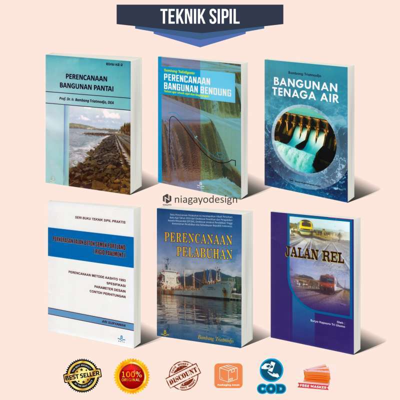 Jual Buku Teknik Sipil Perencanaan Bangunan Pantai/Pelabuhan/Bangunan ...