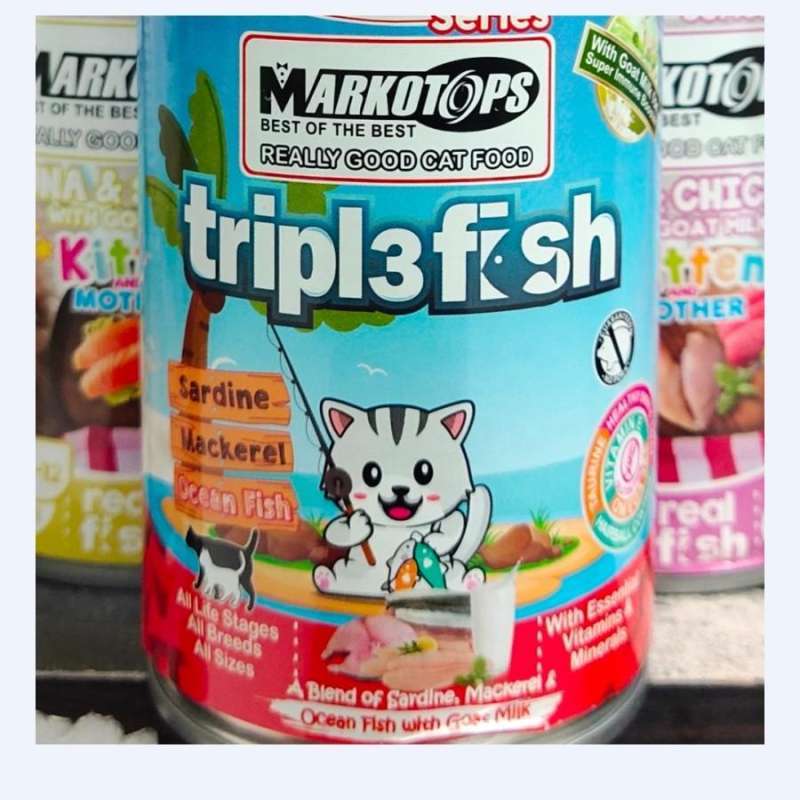 Jual Markotops Triple Fish Sardine Mackarel 400gr Di Seller Hobyqu ...