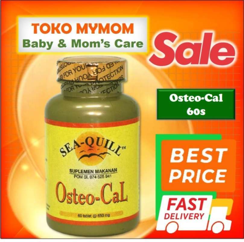 Promo Sea-Quill Osteo Cal 60 Tab / Seaquill Vitamin Tulang Osteoporosis ...