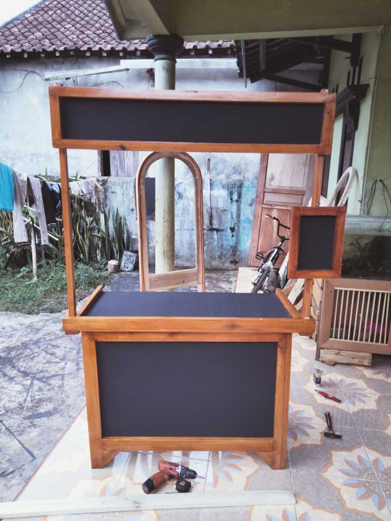 Jual Booth Kayu Portable,event Desk Kayu,meja Lipat Di Seller Sam ...
