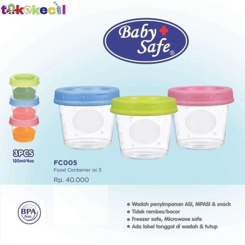 Jual Baby Safe FC04A Food Container 120ml Tempat Makanan Bayi Susu ASI ...