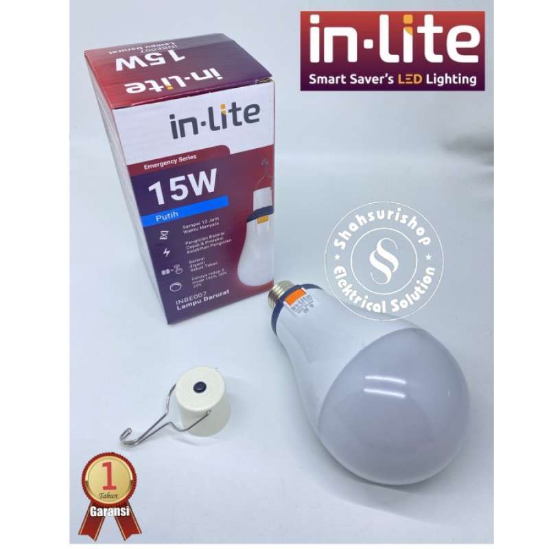 Jual Inlite Emergency Led Bulb Inbe007 15 Watt 15w Lampu Darurat Di Seller Thunder Store - Duri ...