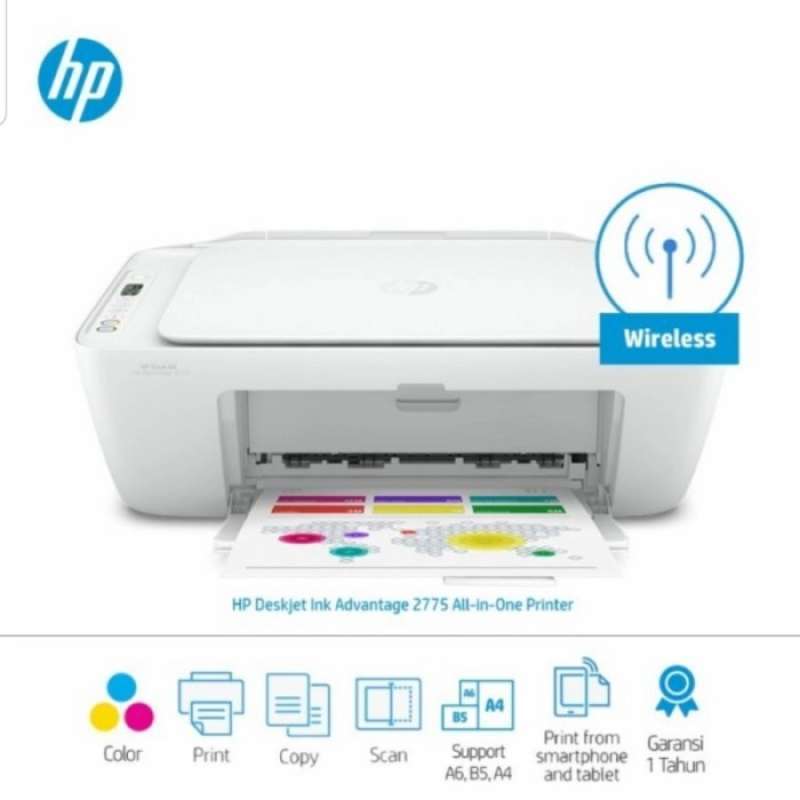 Jual Printer HP Deskjet ink advantage 2775 All in one wifi di Seller ...