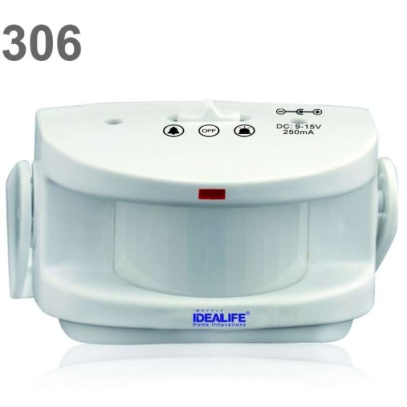 Promo bel pintu rumah sensor gerak door bell idealife 306 Diskon 9% di ...