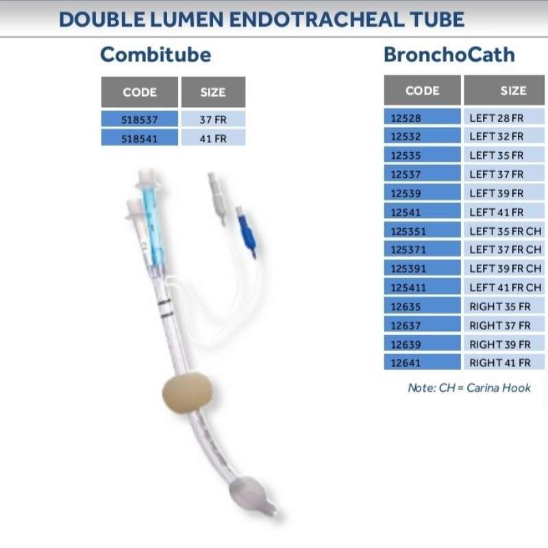 Jual Combi Tube airway / Esophageal Tracheal tube di Seller Humaira ...
