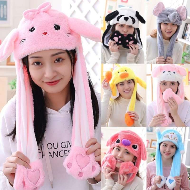 Jual Topi Boneka Bunny Hat lampu led Cocok Untuk Anak atau dewasa ...