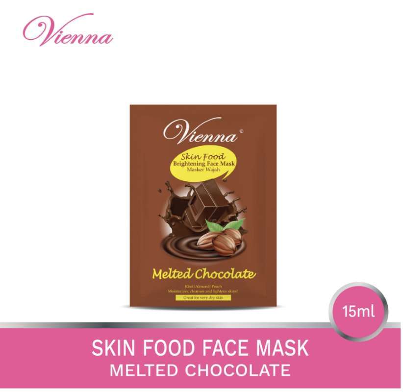 Promo Vienna Skin Food Melted Chocolate Face Mask Clay - 15ml Sachet ...