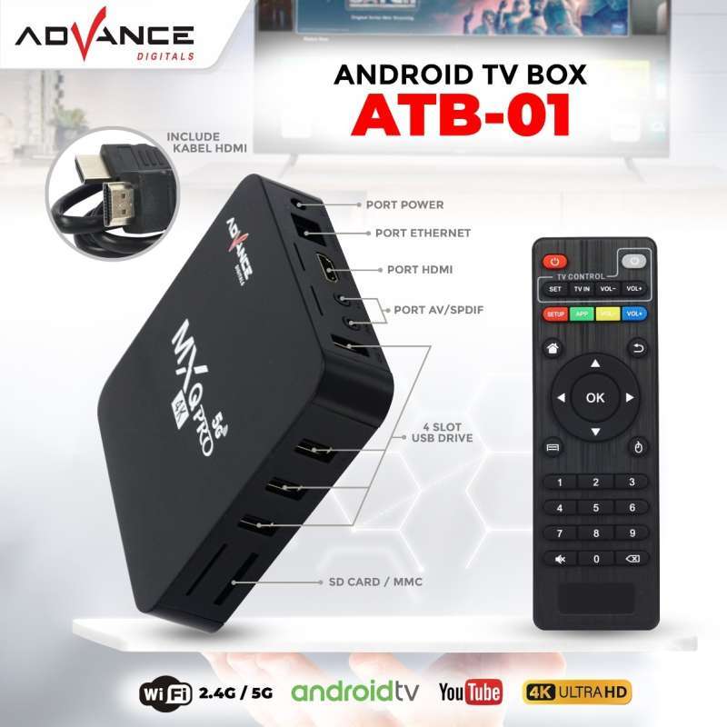 Jual ADVANCE ATB 01 ANDROID TV BOX di Seller Alaska Acc Bandung - Mekar Rahayu, Kab. Bandung ...