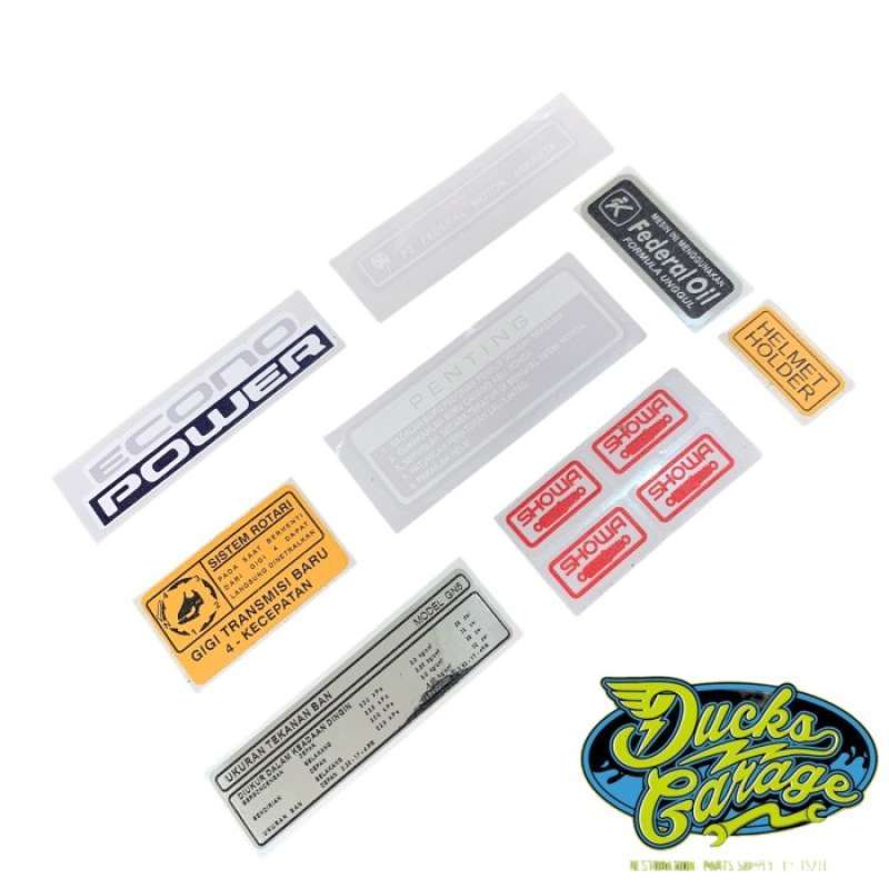 Promo Stiker Detail Honda Astrea Star Prima Grand Impressa Legenda ...