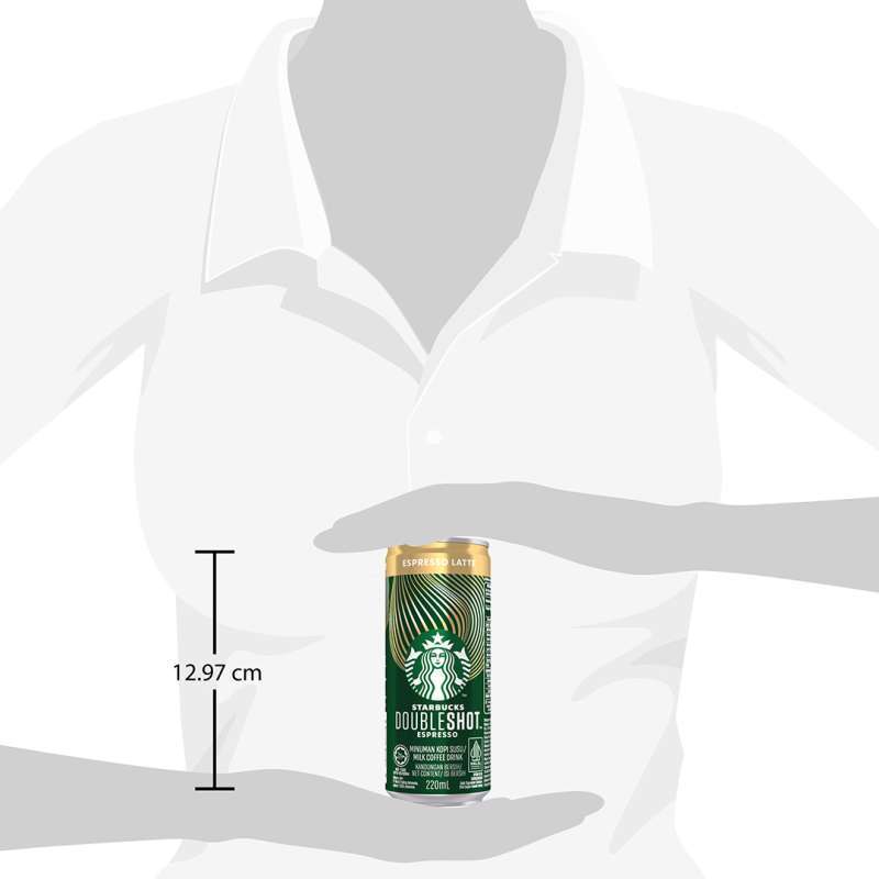 Jual Starbucks® Doubleshot Espresso Latte Kaleng 220ml (6x220ml) Di ...