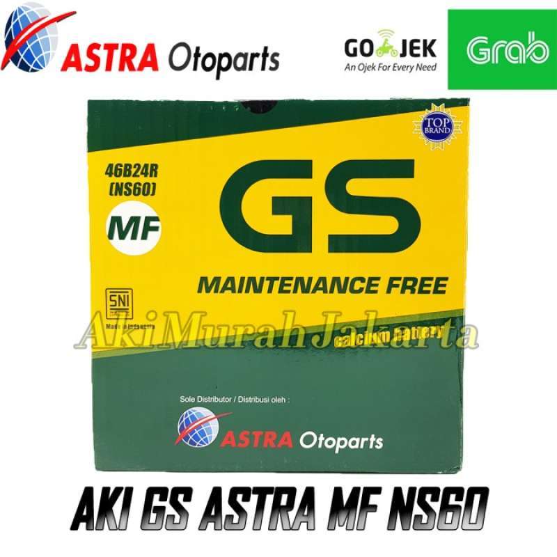 Jual Aki Mobil Suzuki APV GS Astra NS60 Aki Kering 12V / 45 Ah di Seller Aki Murah Jakarta - Aki ...