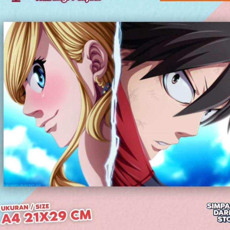 Jual Poster Edens Zero Anime Edenzu Zero Shiki Happy Rebecca A4 21x29