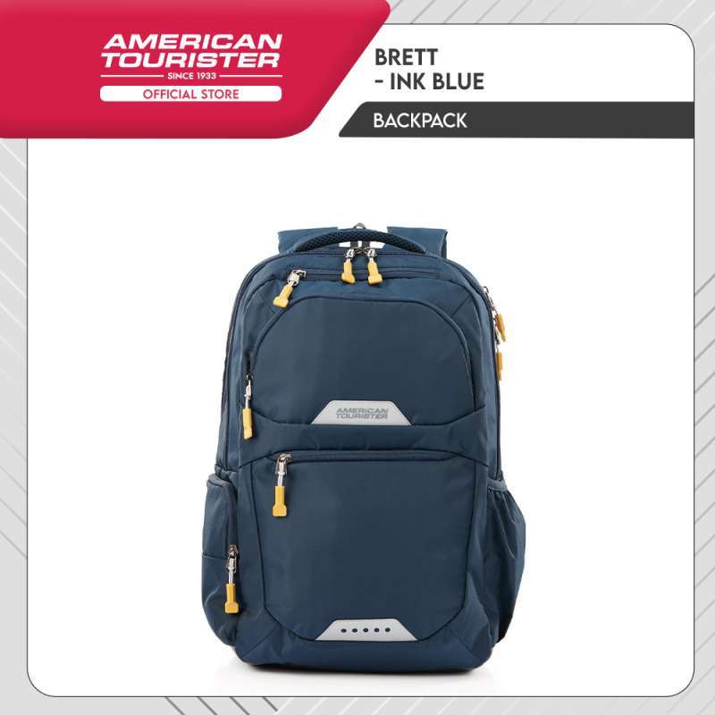 Jual American Tourister Brett Bts Backpack - Ink Blue Di Seller House ...